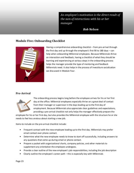 Module Five- Onboarding Checklist - Course Cloud