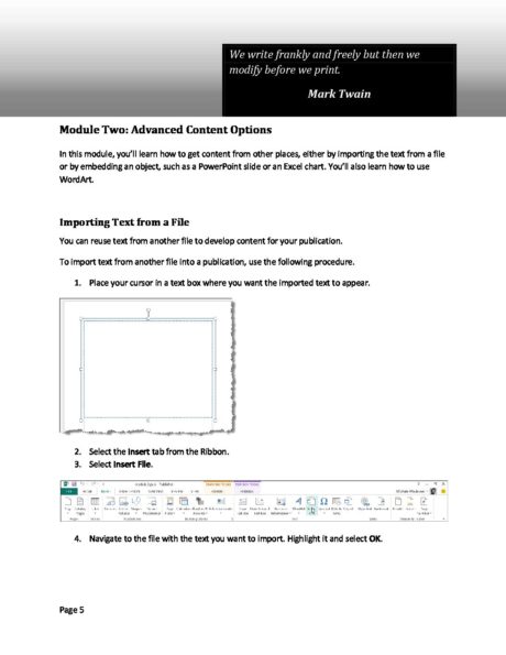 Module Two Advanced Content Options - Course Cloud