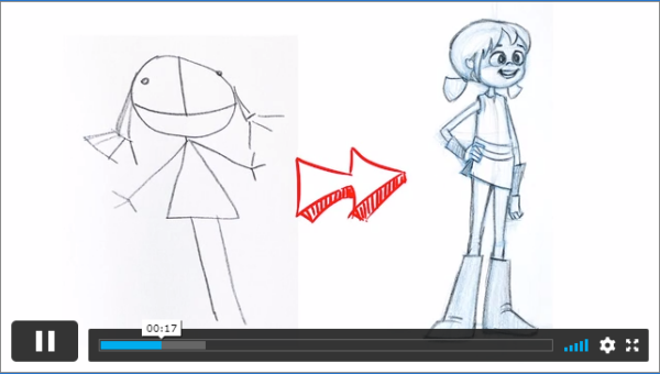 How to draw CARTOONY HUMANS - Course Cloud