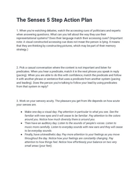4.-The-Senses-5-Step-Action-Plan - Course Cloud