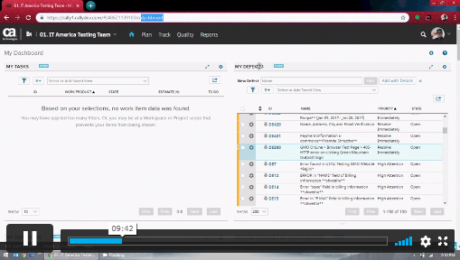 Basic Rally Test Management Tool - Course Cloud