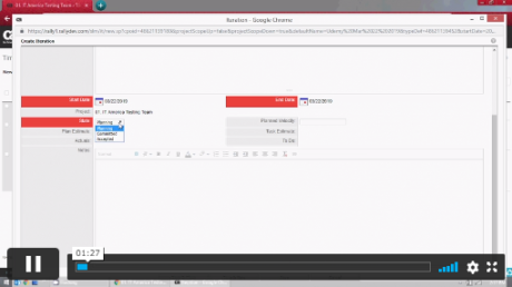Basic Rally Test Management Tool - Course Cloud