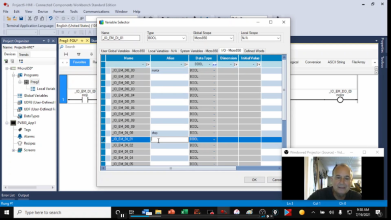 Allen Bradley Micro 850 PLC, Panelview HMI Level 2 - Course Cloud
