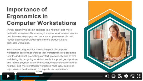 Computer Workstation Safety Training - Course Cloud